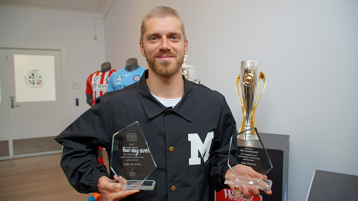 Luke Brattan awarded for World’s Greatest Shave contributions ...