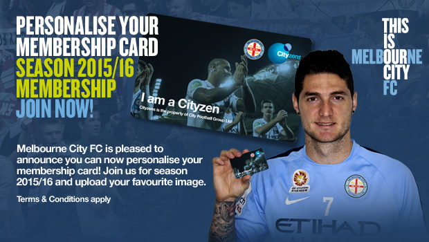 Personalise your Membership card! - Melbourne City