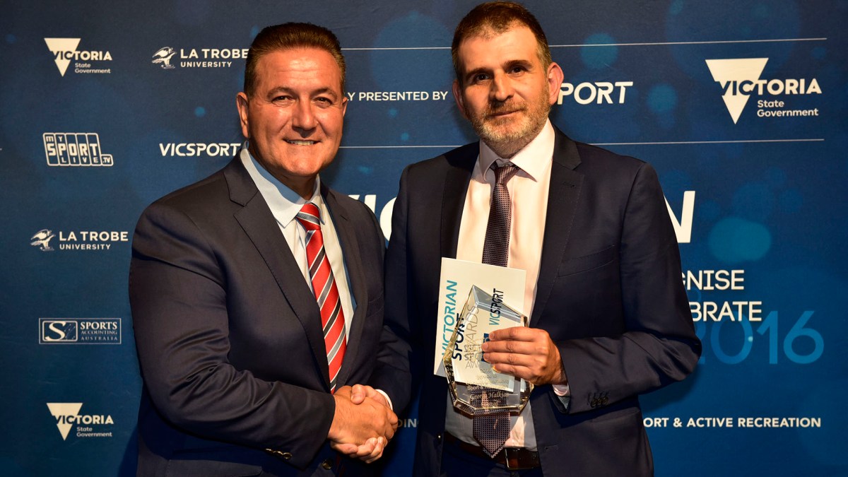 George Halkias recognised at Vicsport Awards - Melbourne City