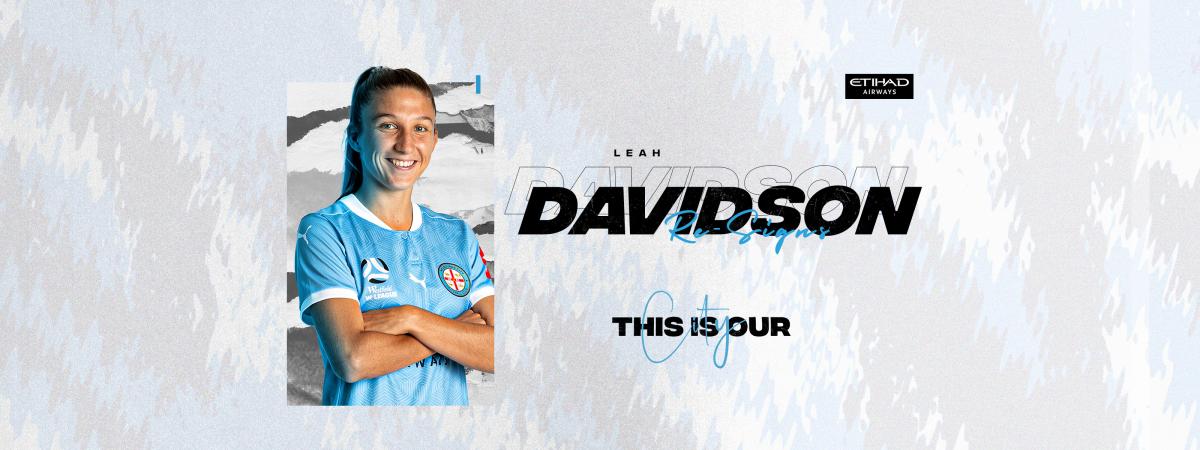 Midfielder Leah Davidson re-signs with City for two years - Melbourne City