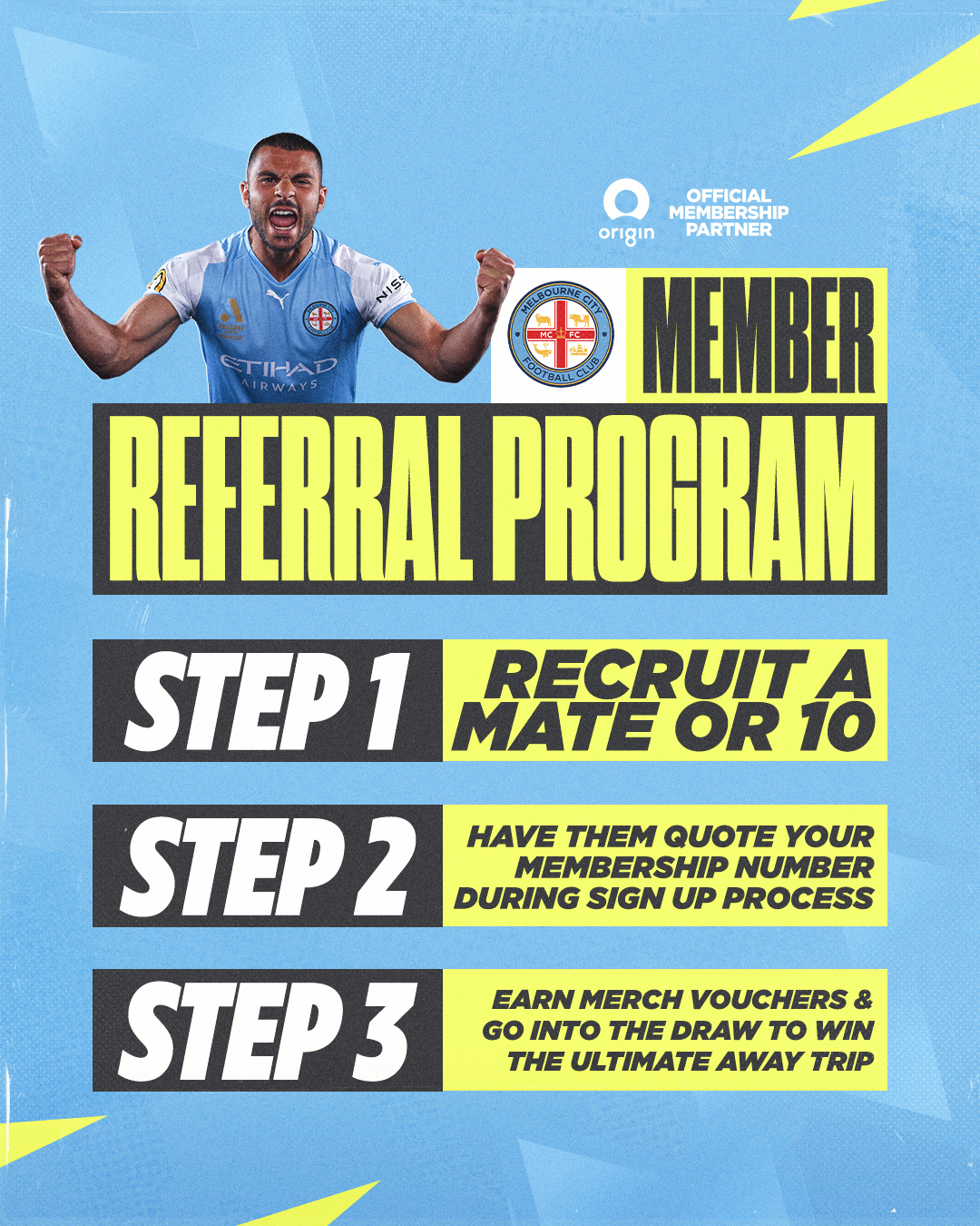 RECRUIT A MATE OR 10: City launches Member Referral Program