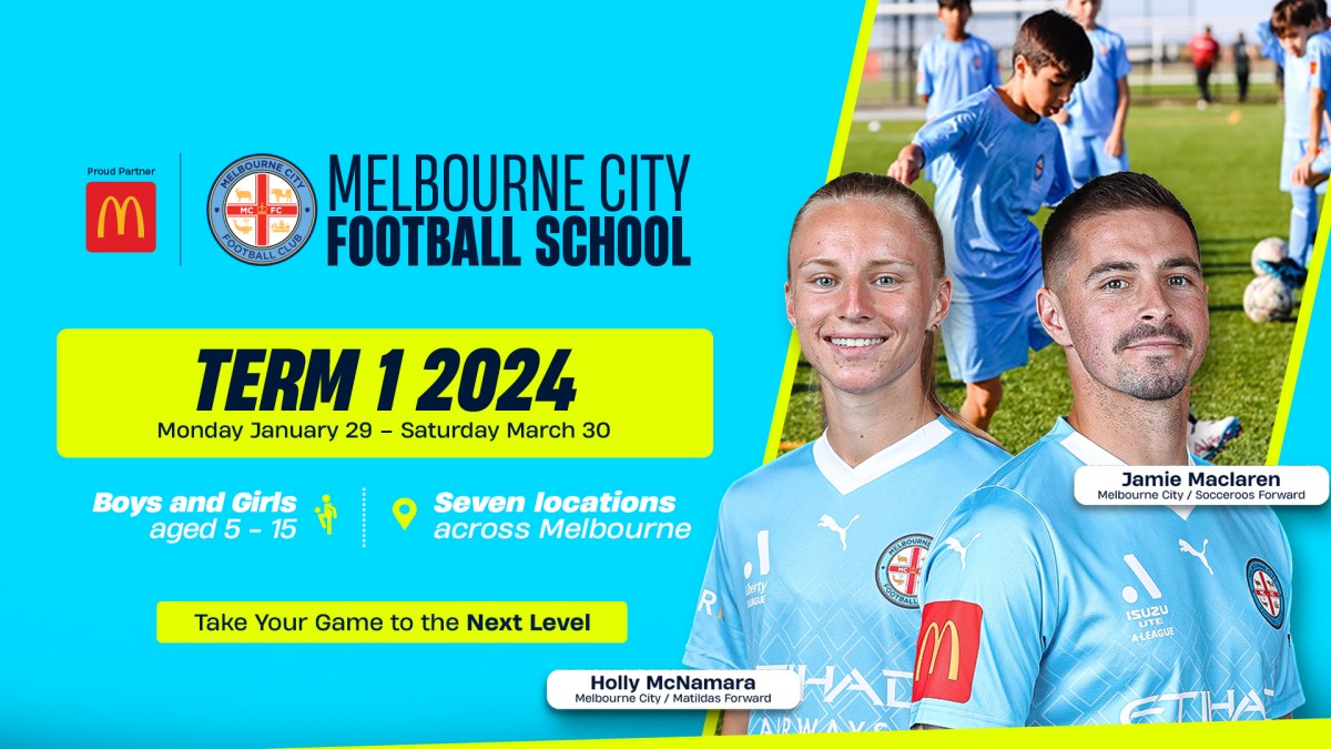 CITY FOOTBALL SCHOOL: Register for Term 1