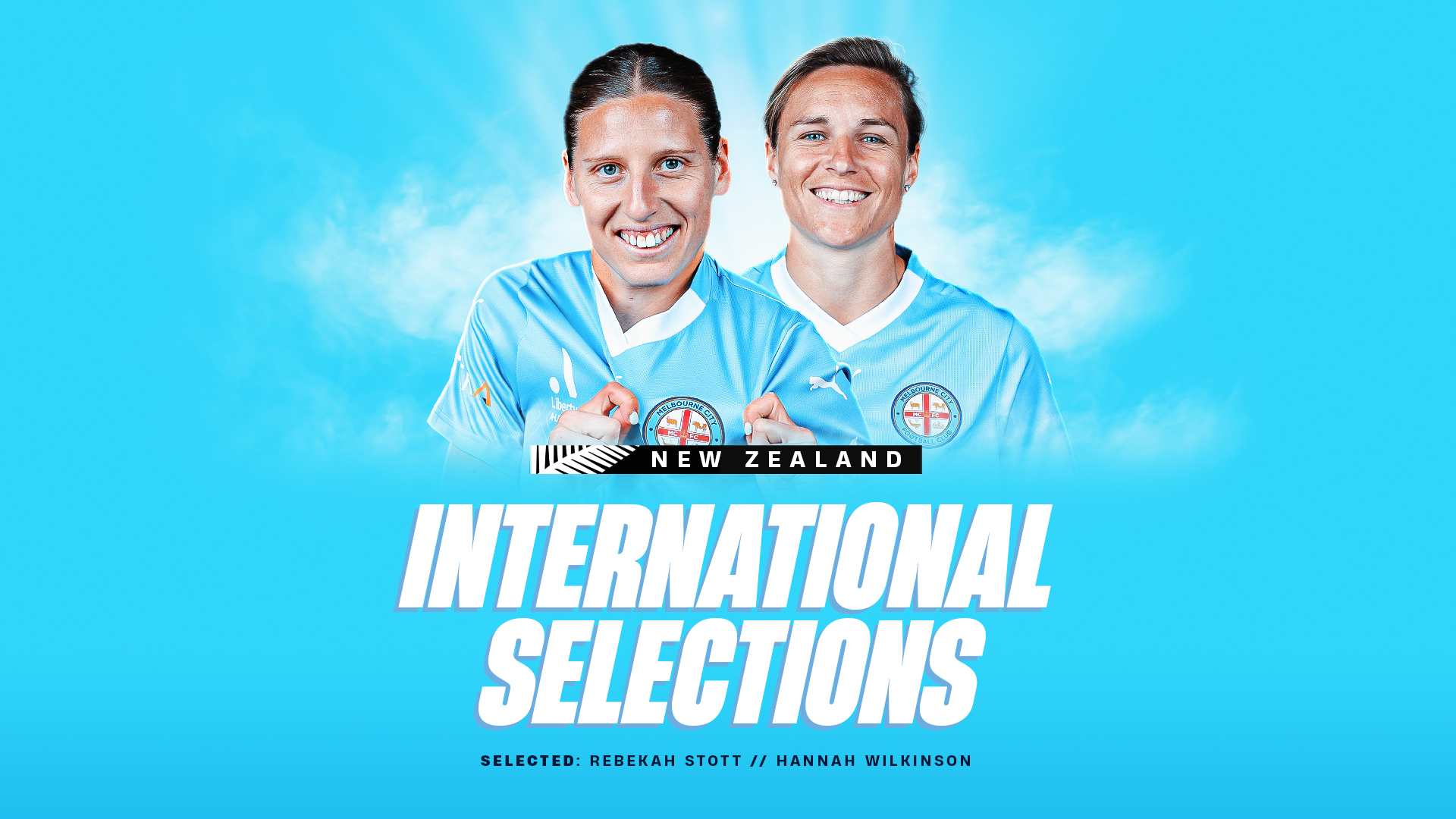 CALLED UP: Stott and Wilkinson named in Football Ferns squad