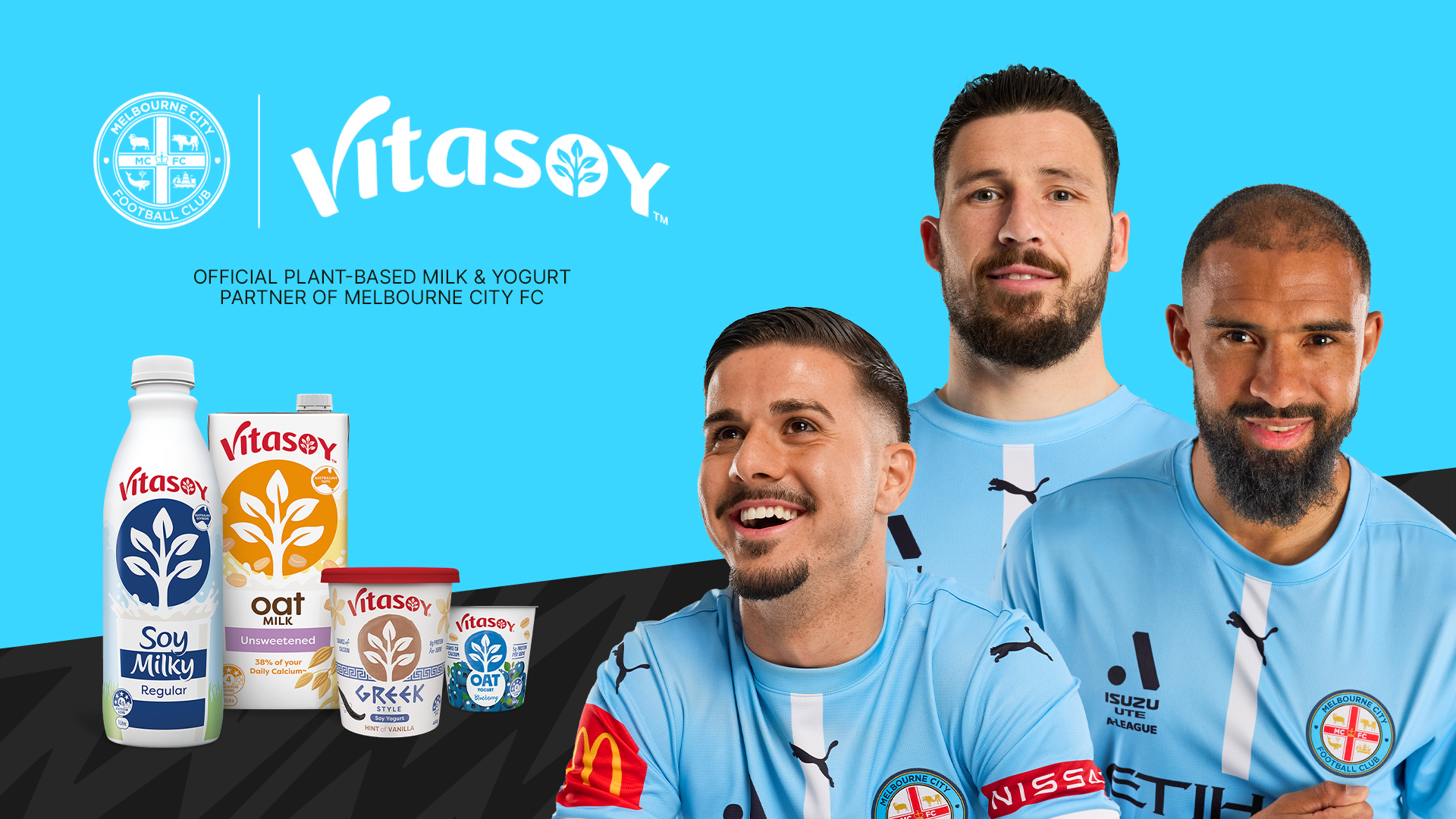 Melbourne City FC teams up with Vitasoy for the 2024/25 season