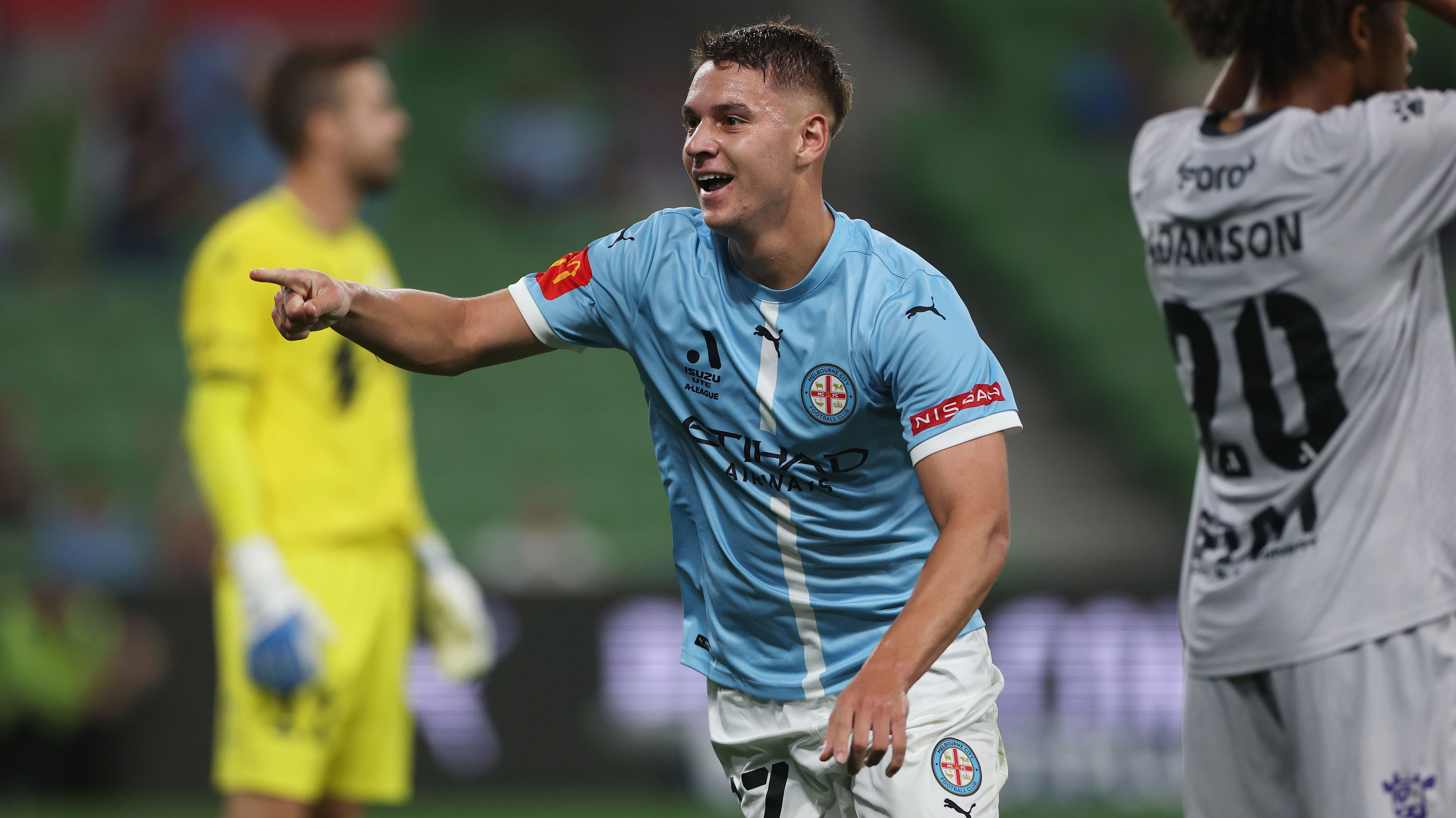 CAPUTO: It's a very good feeling to be back on the pitch