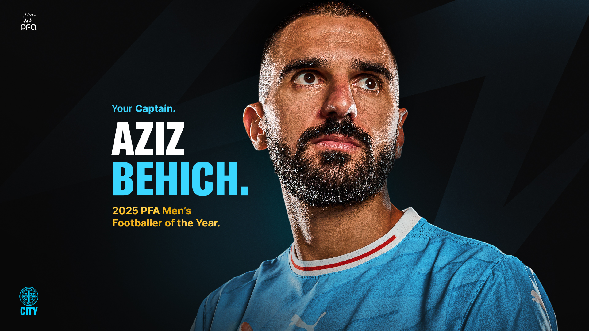 Captain Fantastic: Behich crowned 2025 PFA Men’s Footballer of the Year