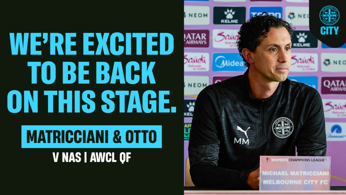AWCL Pre-Match Press Conference: Matricciani & Otto | City v PFC Nasaf ...